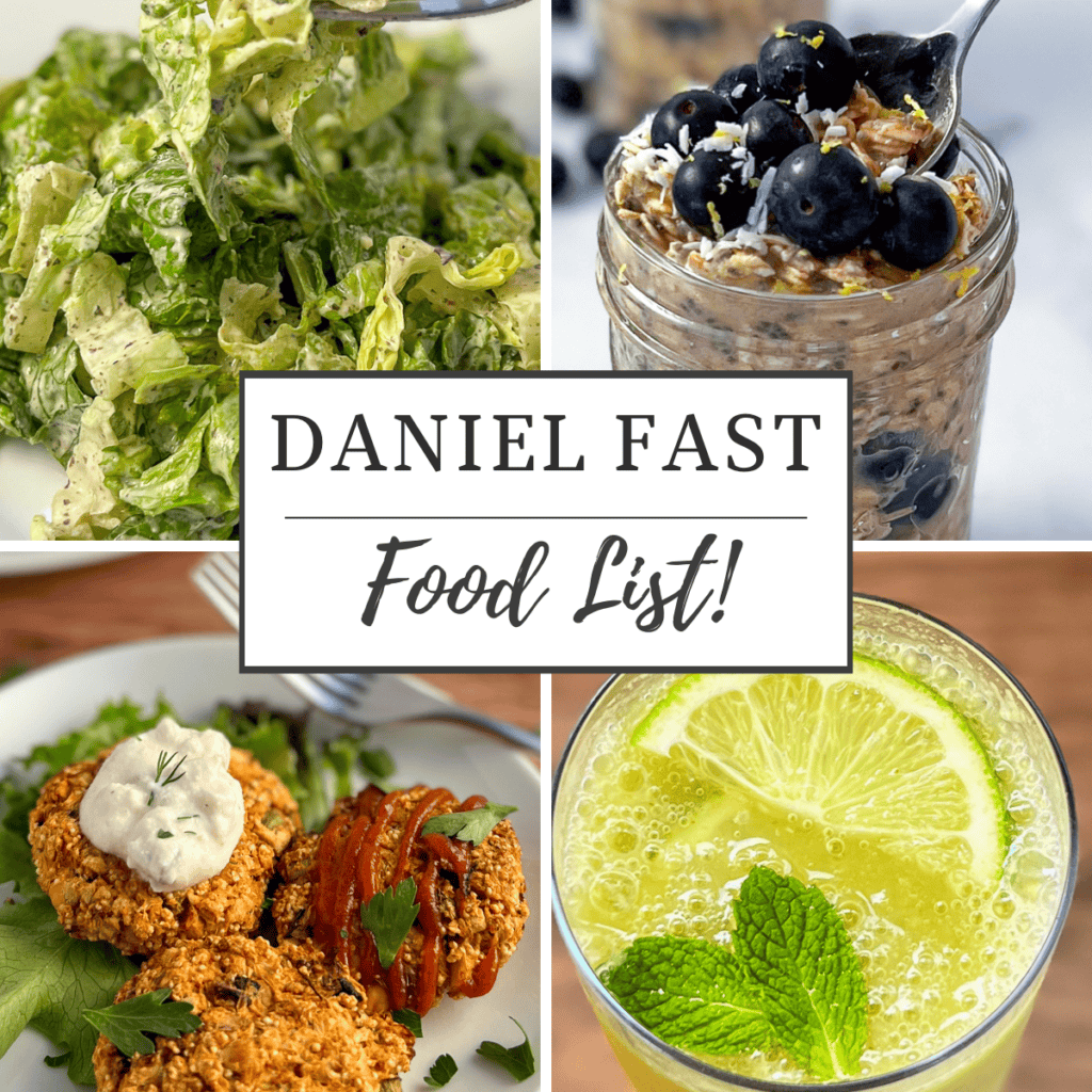 Daniel Fast Food List - Daniel's Plate