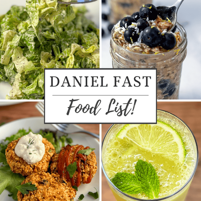 Daniel Fast Food List - Daniel's Plate