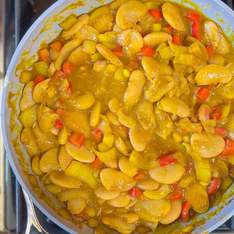 Curried Butter Beans - Daniel's Plate