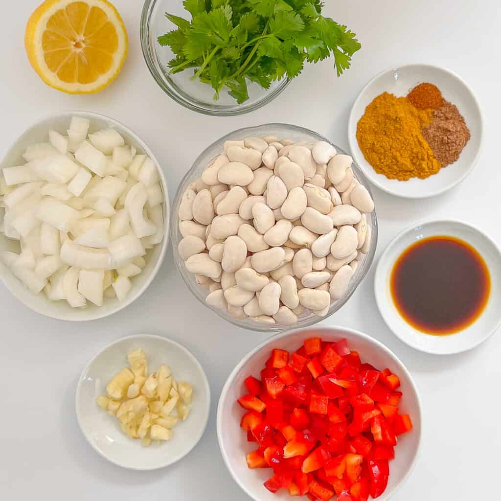 Curried Butter Beans - Daniel's Plate