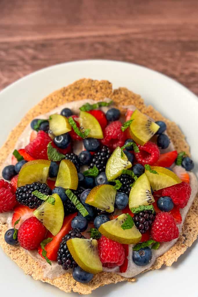 Healthy Fruit Pizza - Daniel's Plate