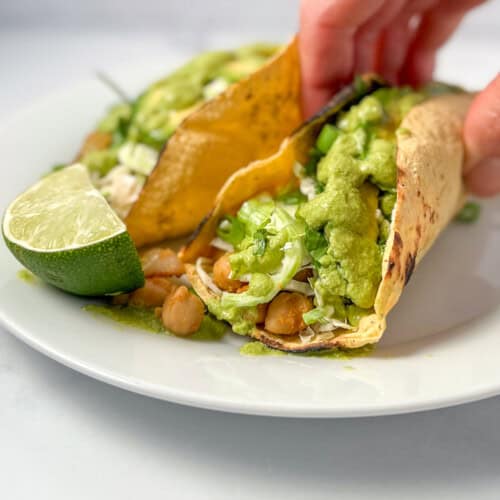 Green Goddess Tacos - Daniel's Plate