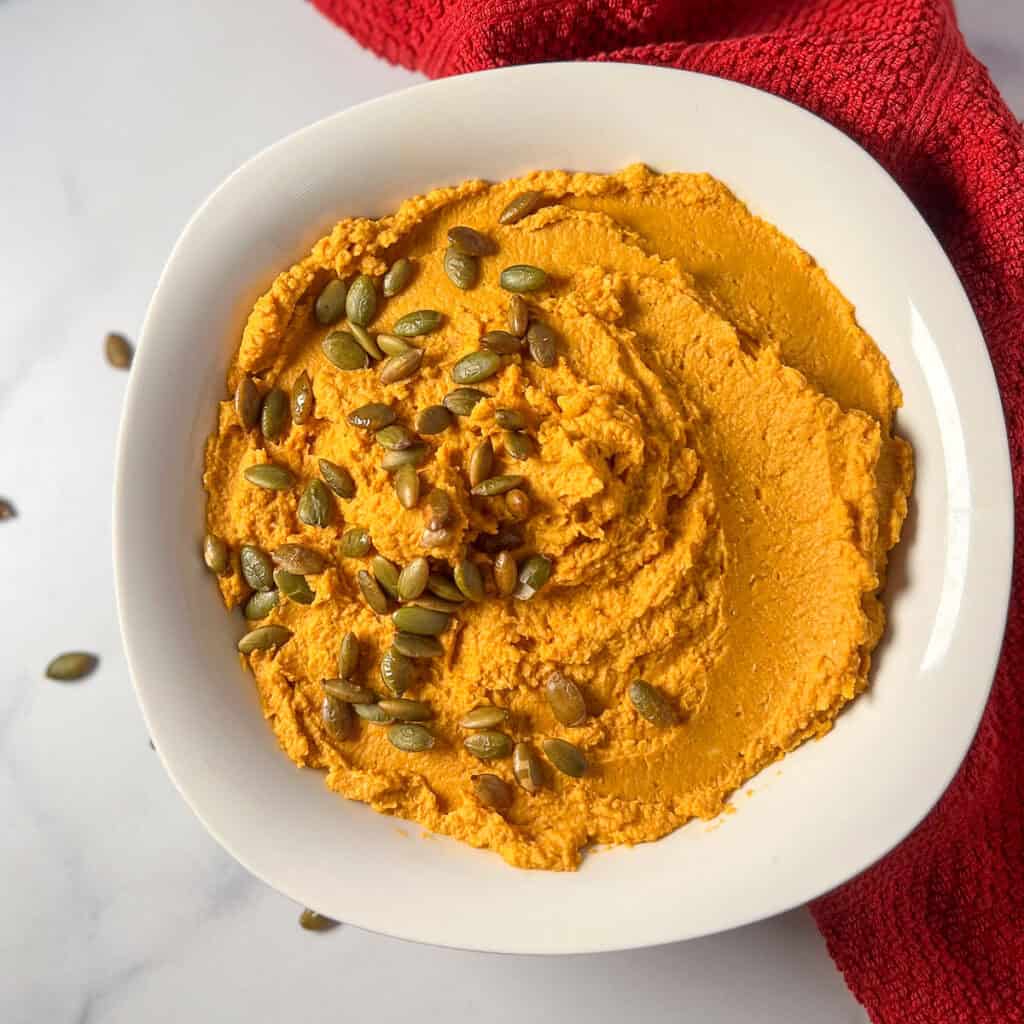 Pumpkin Hummus - Daniel's Plate