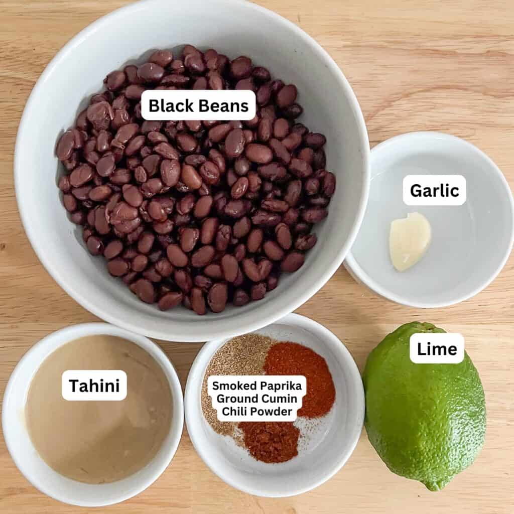 Black Bean Hummus - Daniel's Plate