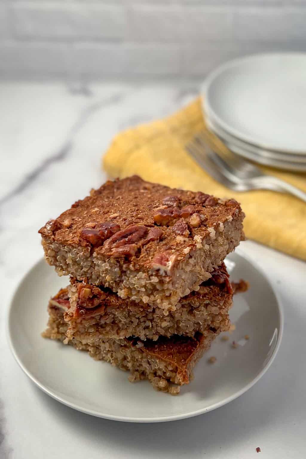 Pumpkin Spice Quinoa Breakfast Bake - Daniel's Plate