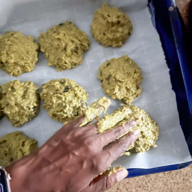 Matcha Oatmeal Cookies - Daniel's Plate
