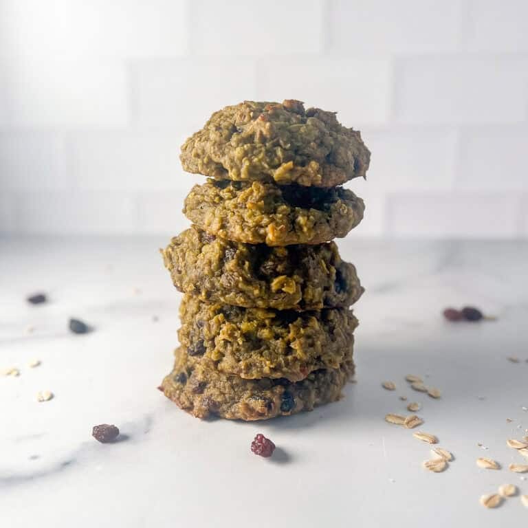 Matcha Oatmeal Cookies - Daniel's Plate